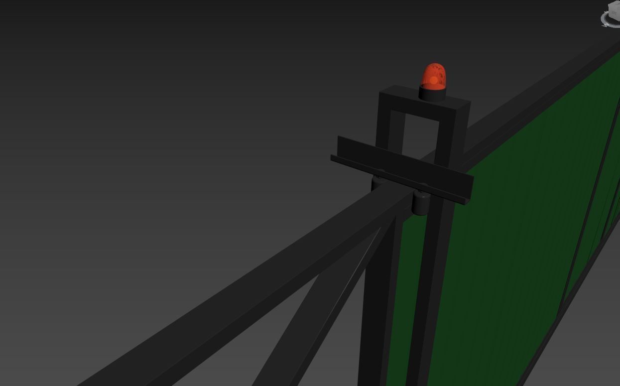 Sliding gates 3D model | CGTrader