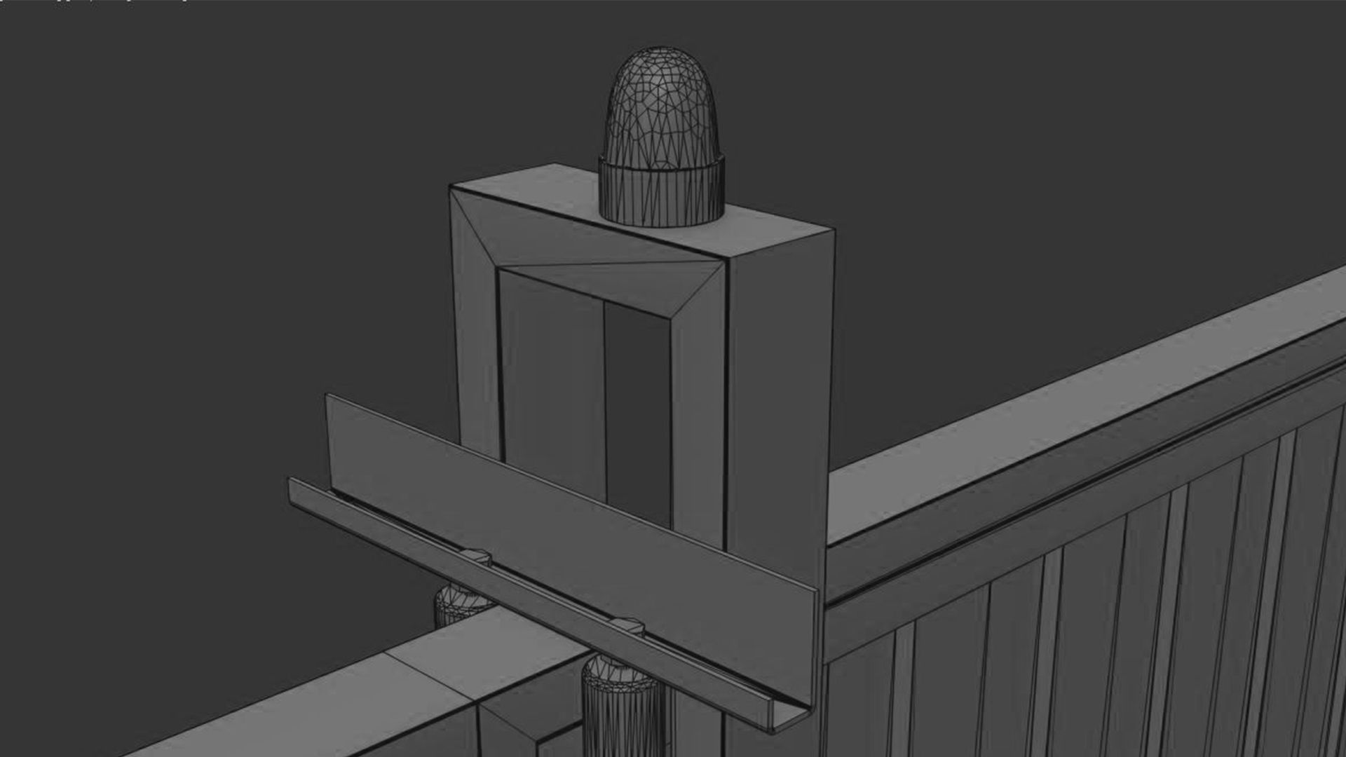 Sliding gates 3D model | CGTrader