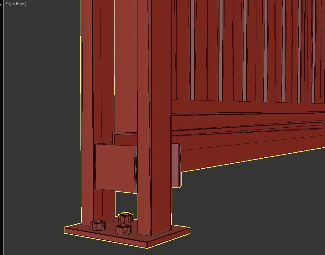 Sliding gates 3D model | CGTrader