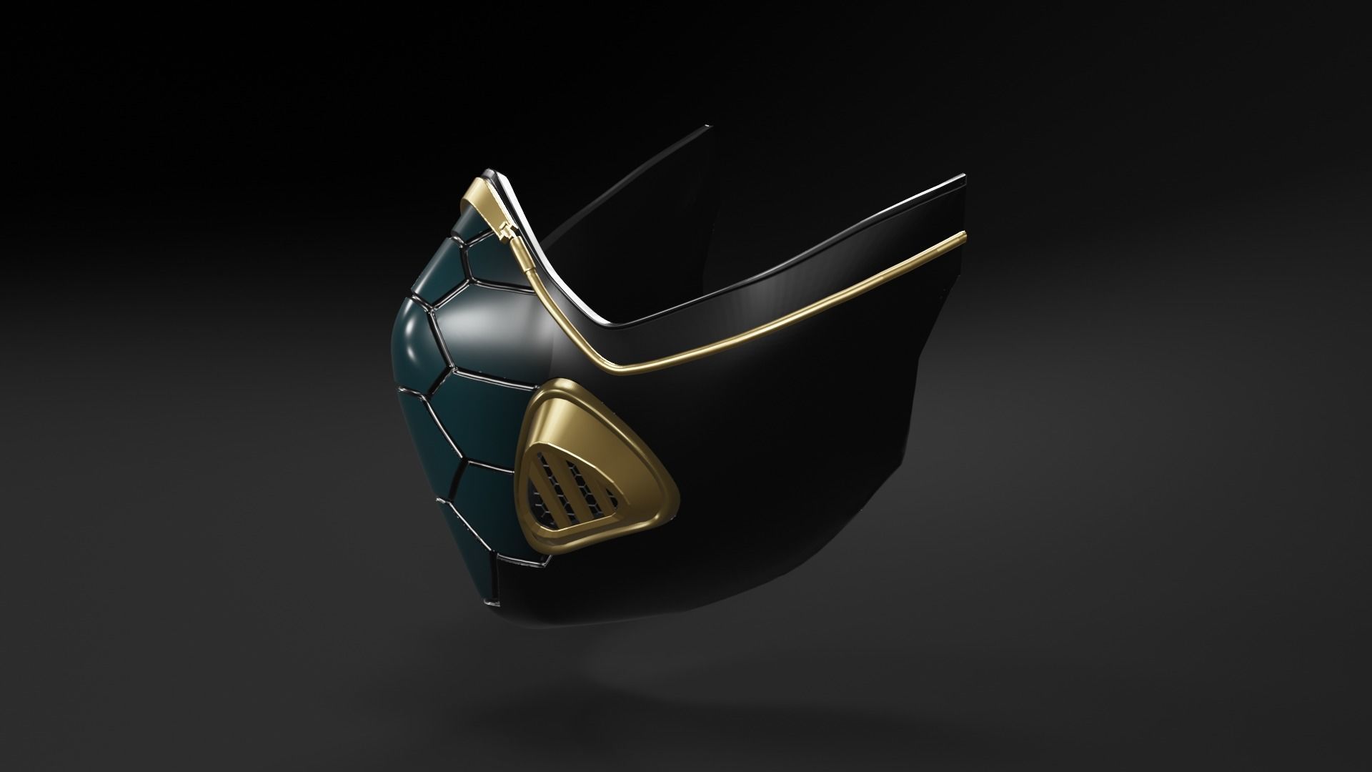 Valorant Viper mask 3D model 3D printable | CGTrader