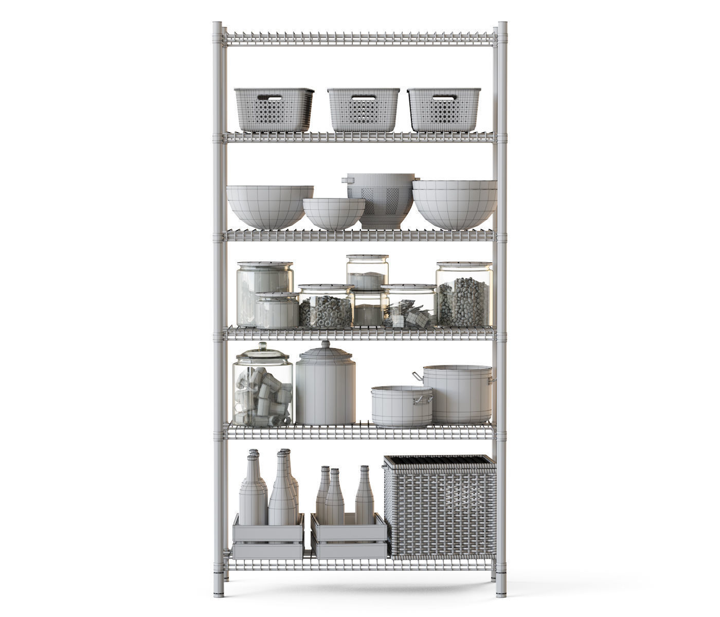 Rack IKEA OMAR OMAR 3D model | CGTrader