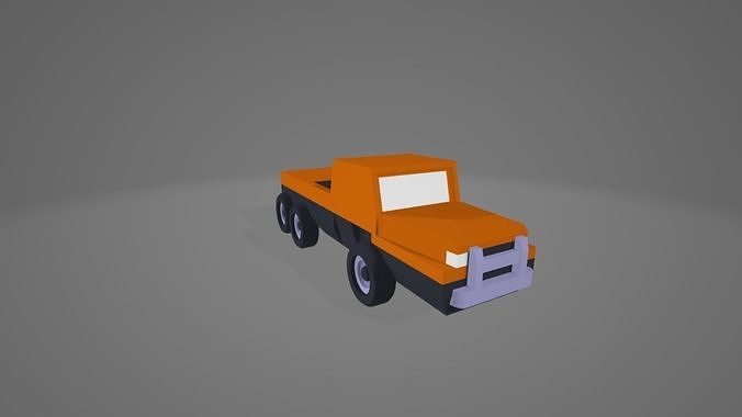 3D model pack low poly pickup VR / AR / low-poly | CGTrader