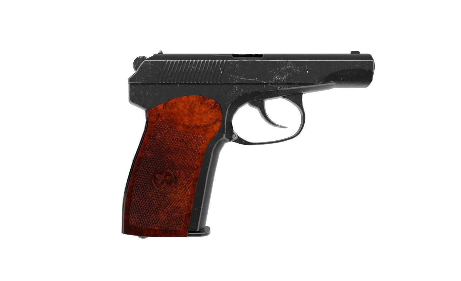 russian pistol PM 3D model | CGTrader