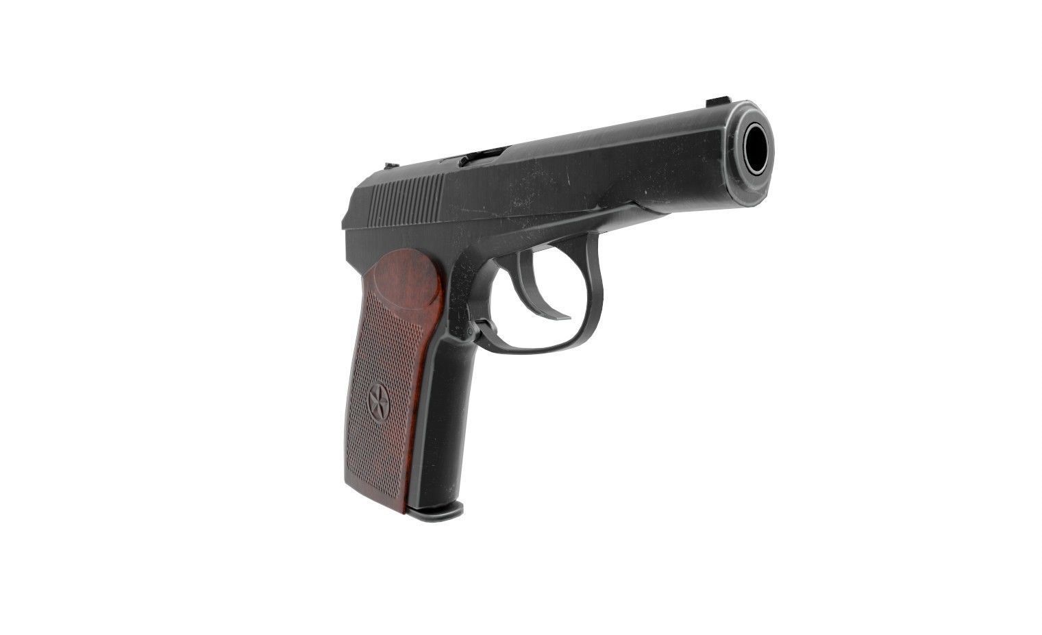 russian pistol PM 3D model | CGTrader