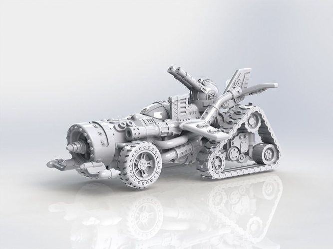 GREENSKINS JET POWERED TRUKK 3D model 3D printable | CGTrader