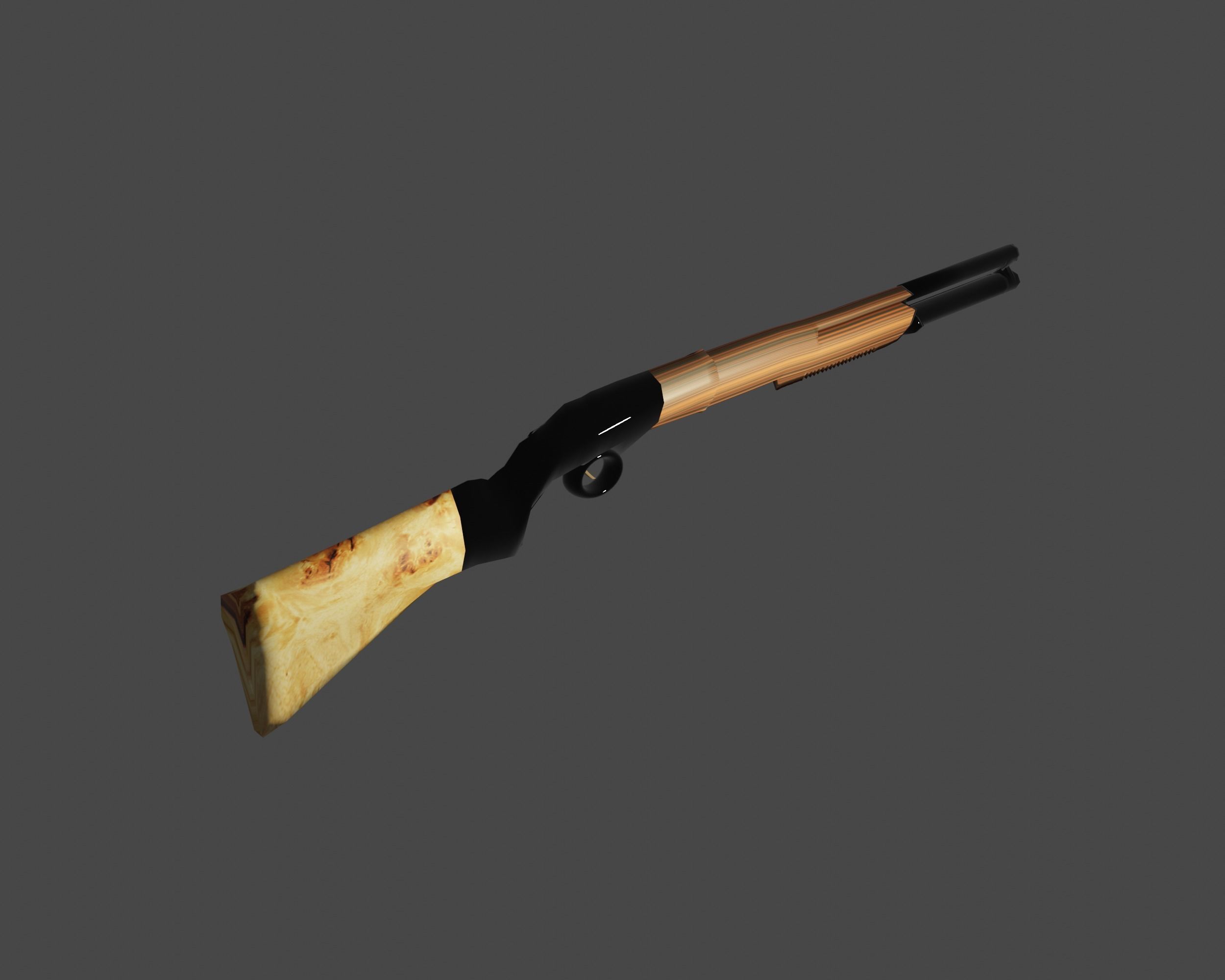 shooting gun 3D model | CGTrader