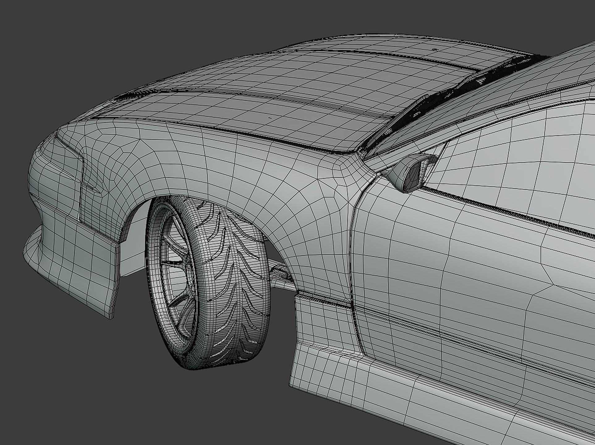 Blue S13 240SX Street Car Rigged 3D model rigged | CGTrader