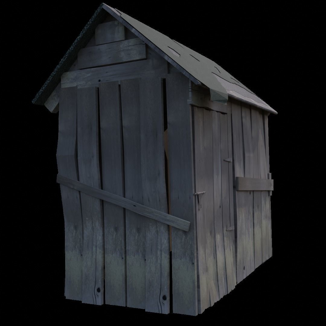 3D model Small Shack VR / AR / low-poly | CGTrader