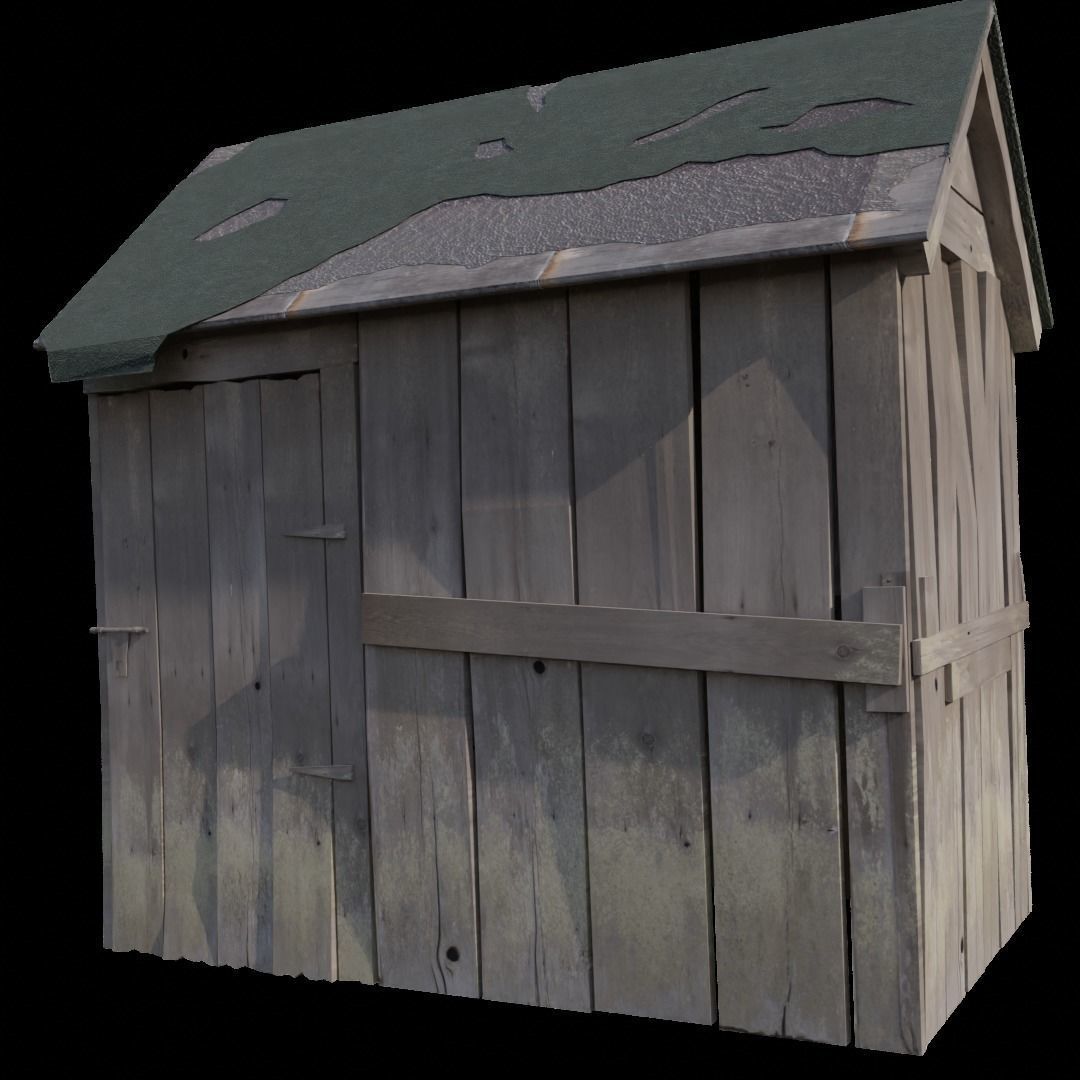 3D model Small Shack VR / AR / low-poly | CGTrader
