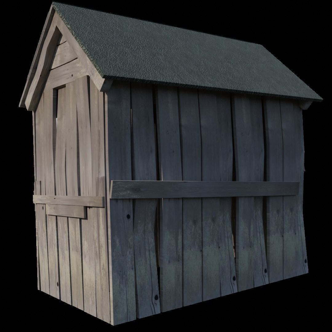 3D model Small Shack VR / AR / low-poly | CGTrader