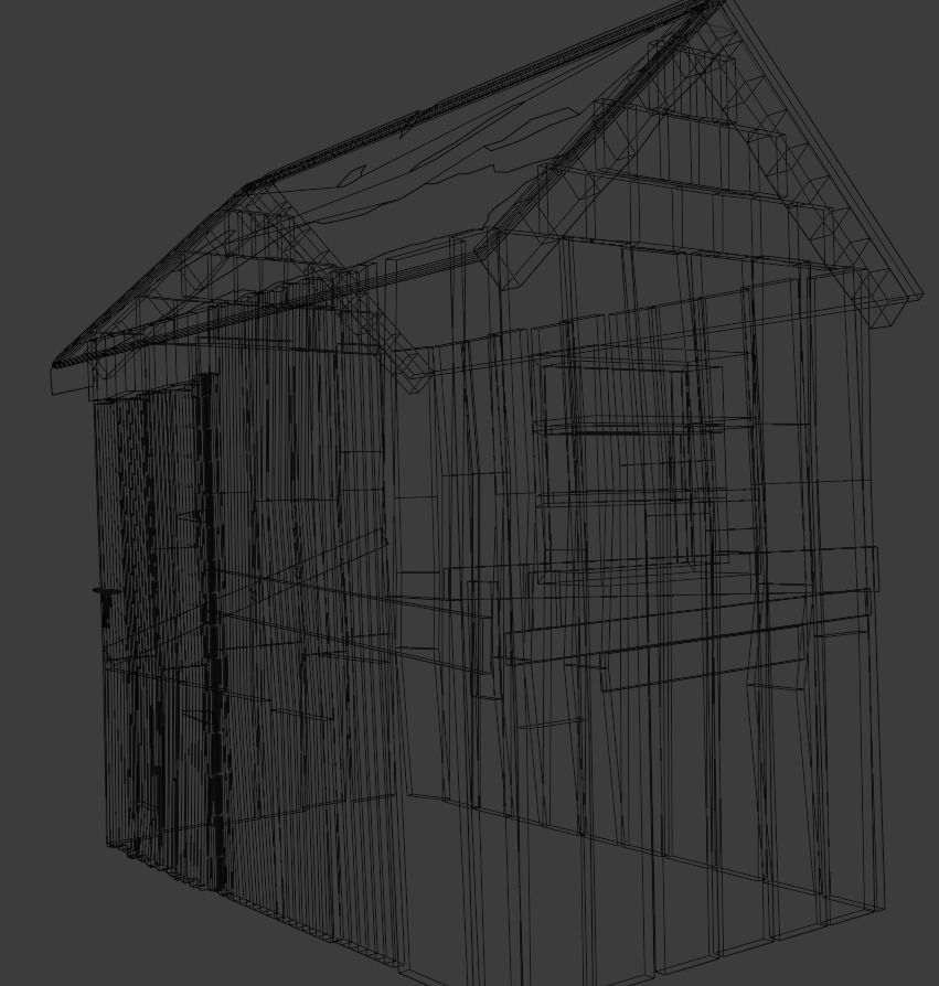 3D model Small Shack VR / AR / low-poly | CGTrader