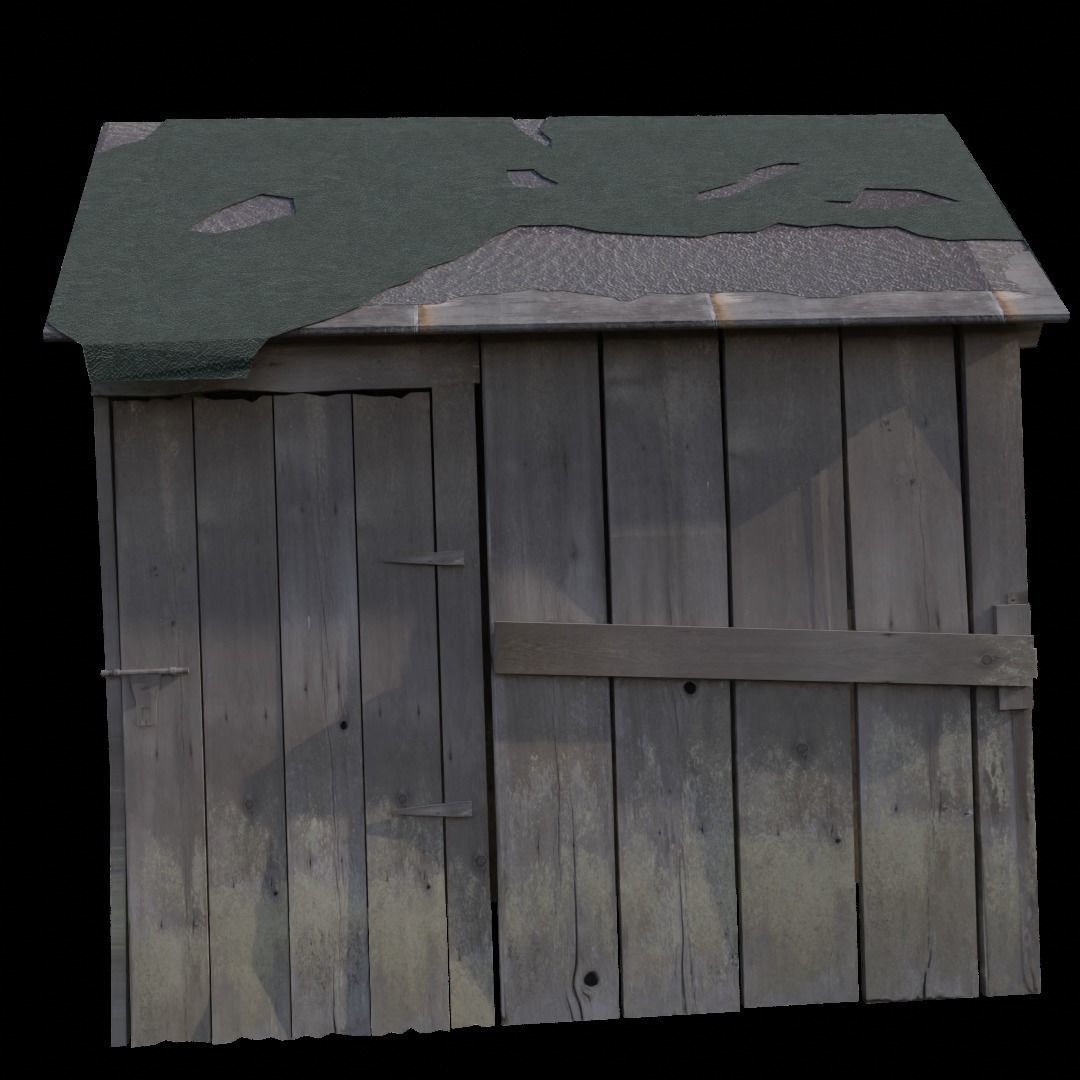 3D model Small Shack VR / AR / low-poly | CGTrader
