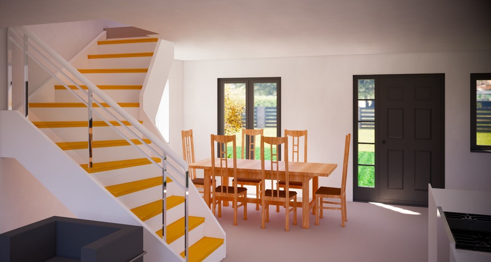 European House Design 3D model | CGTrader