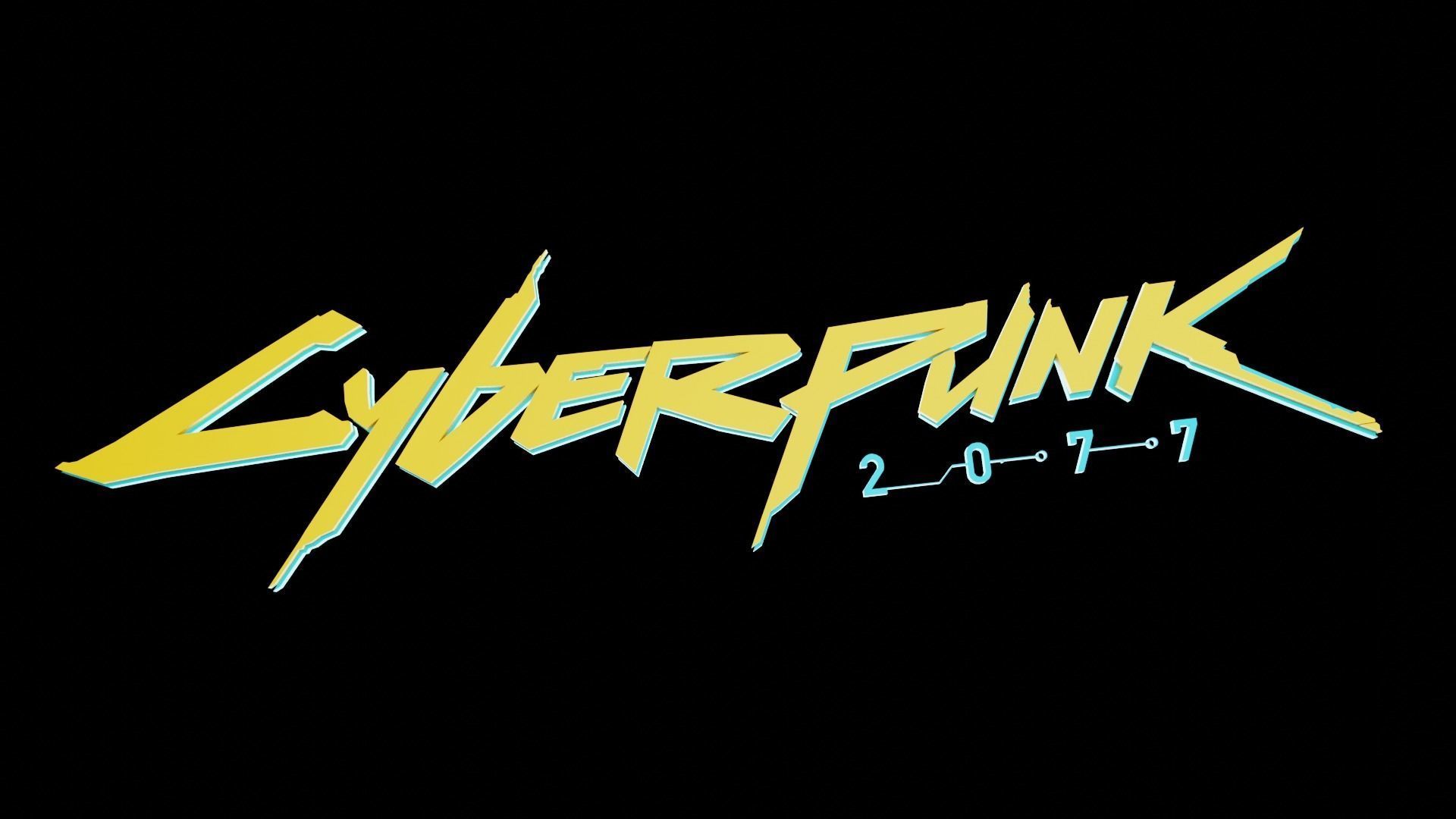 3D model CYBERPUNK LOGO VR / AR / low-poly | CGTrader