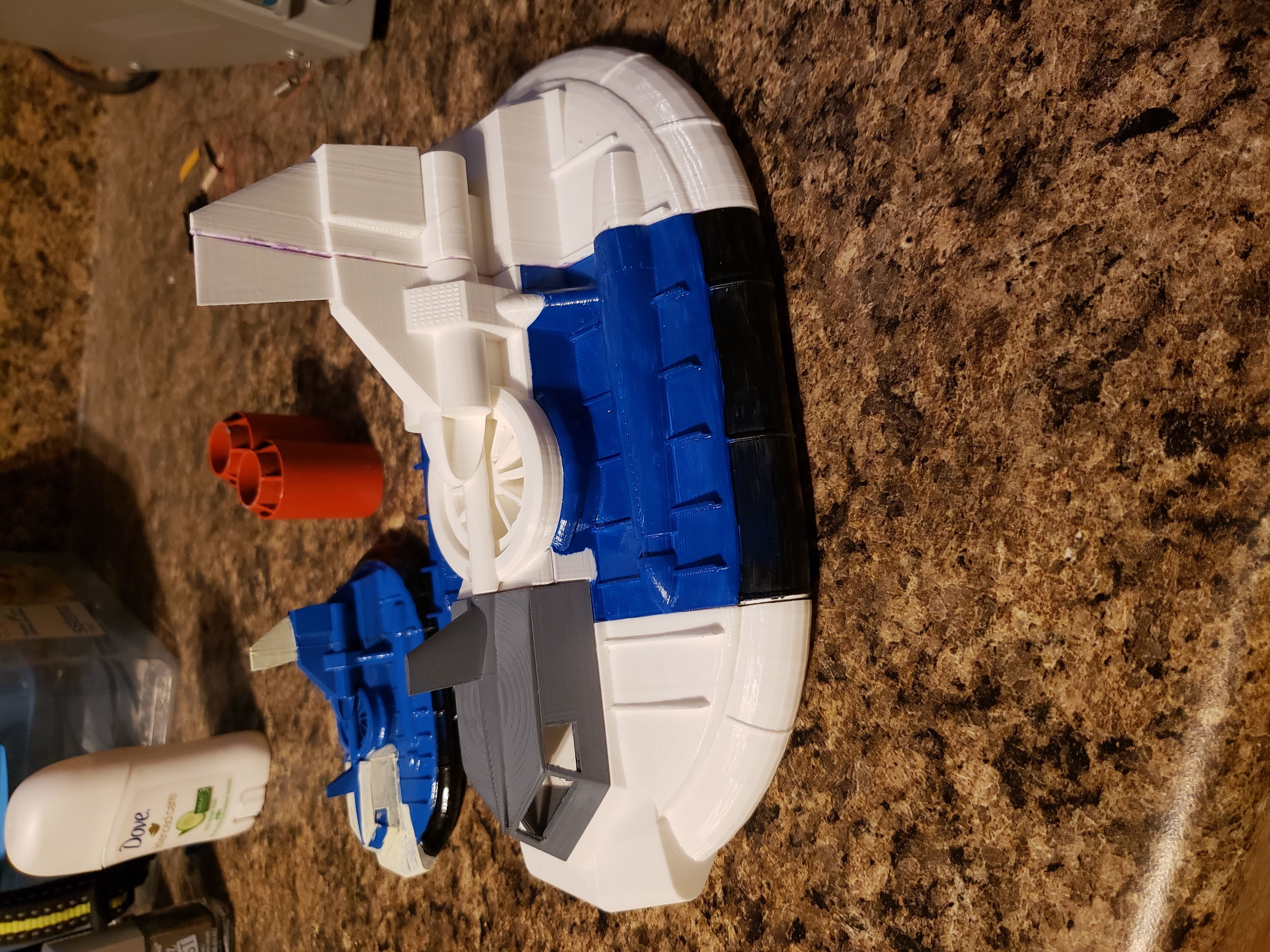 captain scarlet hovercraft 3D model 3D printable | CGTrader