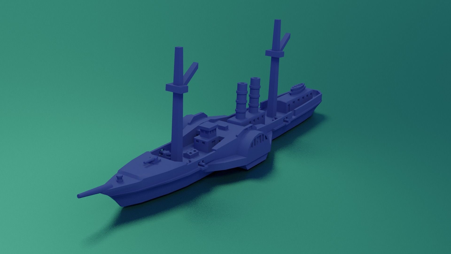 USS Advance 1864 3D model 3D printable | CGTrader