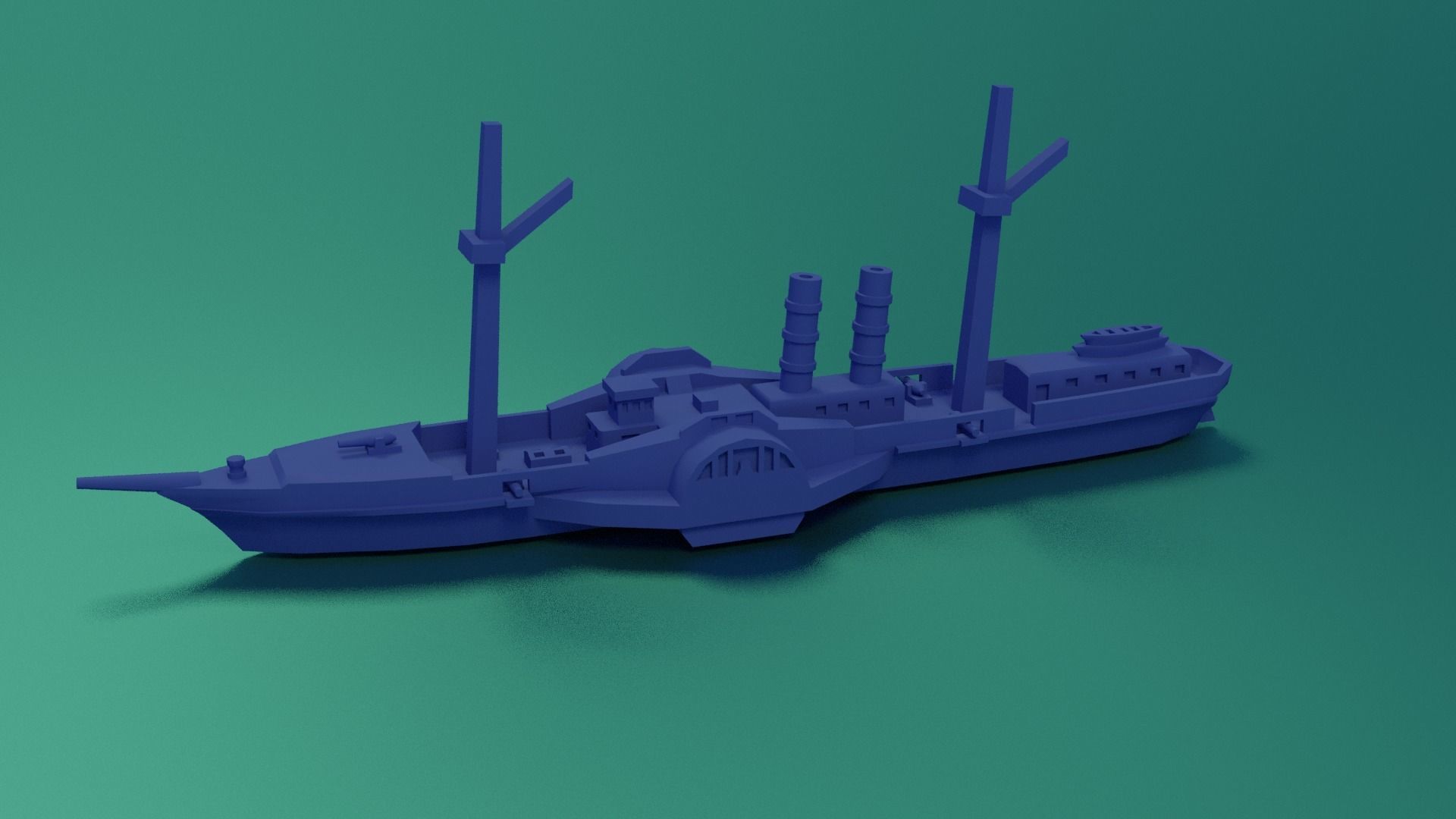 USS Advance 1864 3D model 3D printable | CGTrader