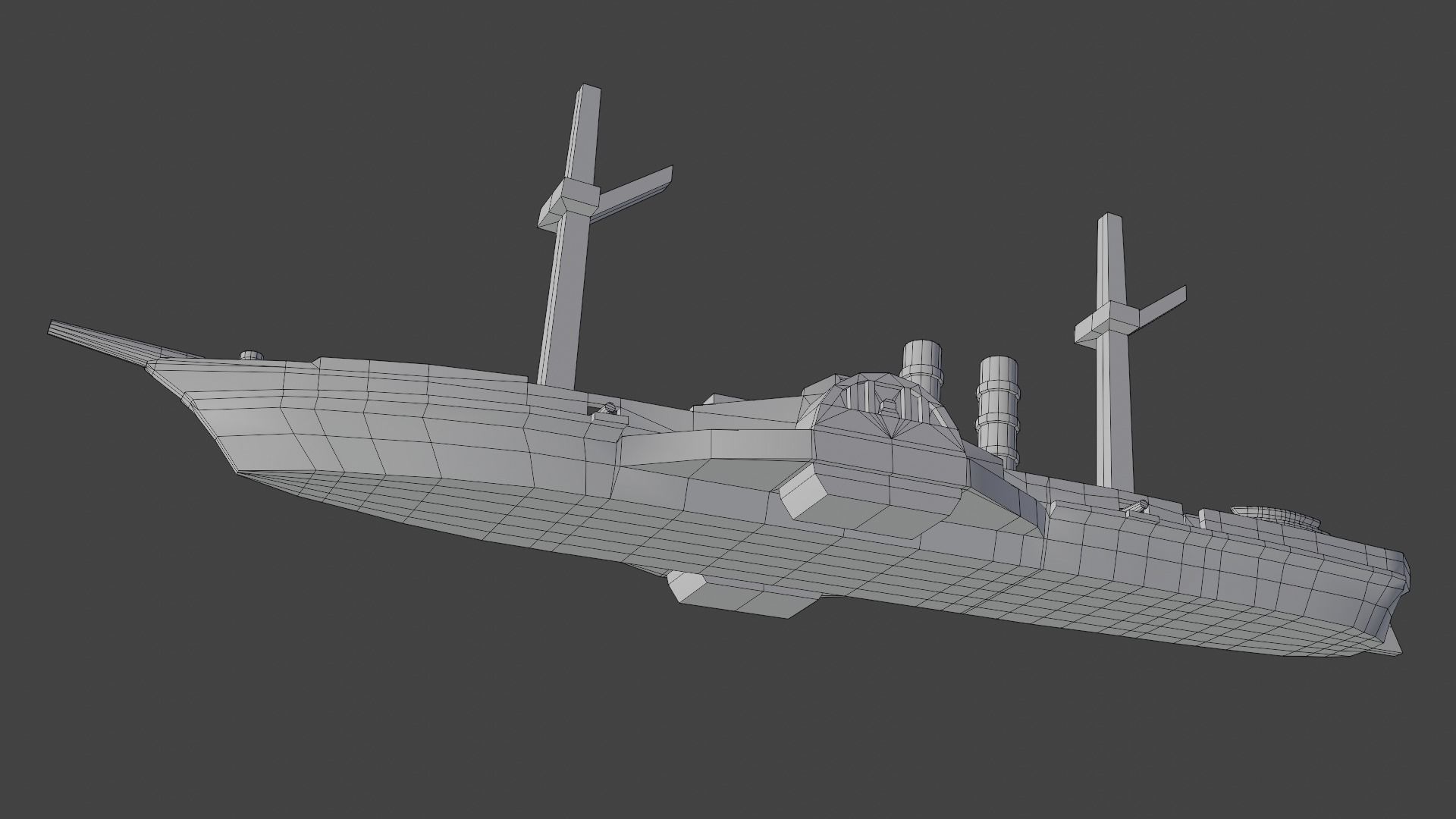 USS Advance 1864 3D model 3D printable | CGTrader