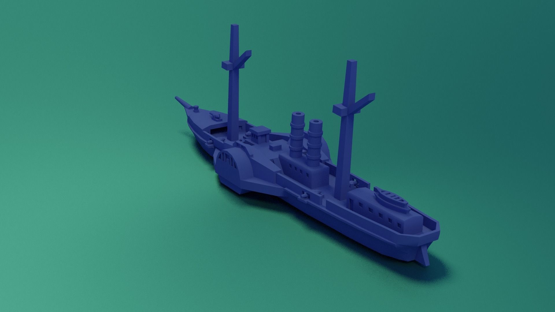 USS Advance 1864 3D model 3D printable | CGTrader