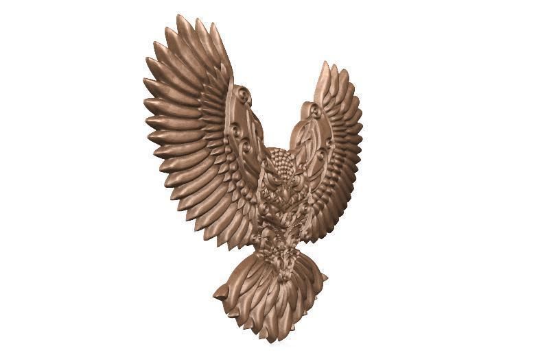 Owl CNC 4 3D model 3D printable | CGTrader