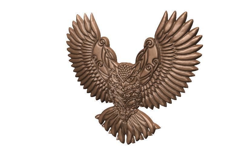Owl CNC 4 3D model 3D printable | CGTrader