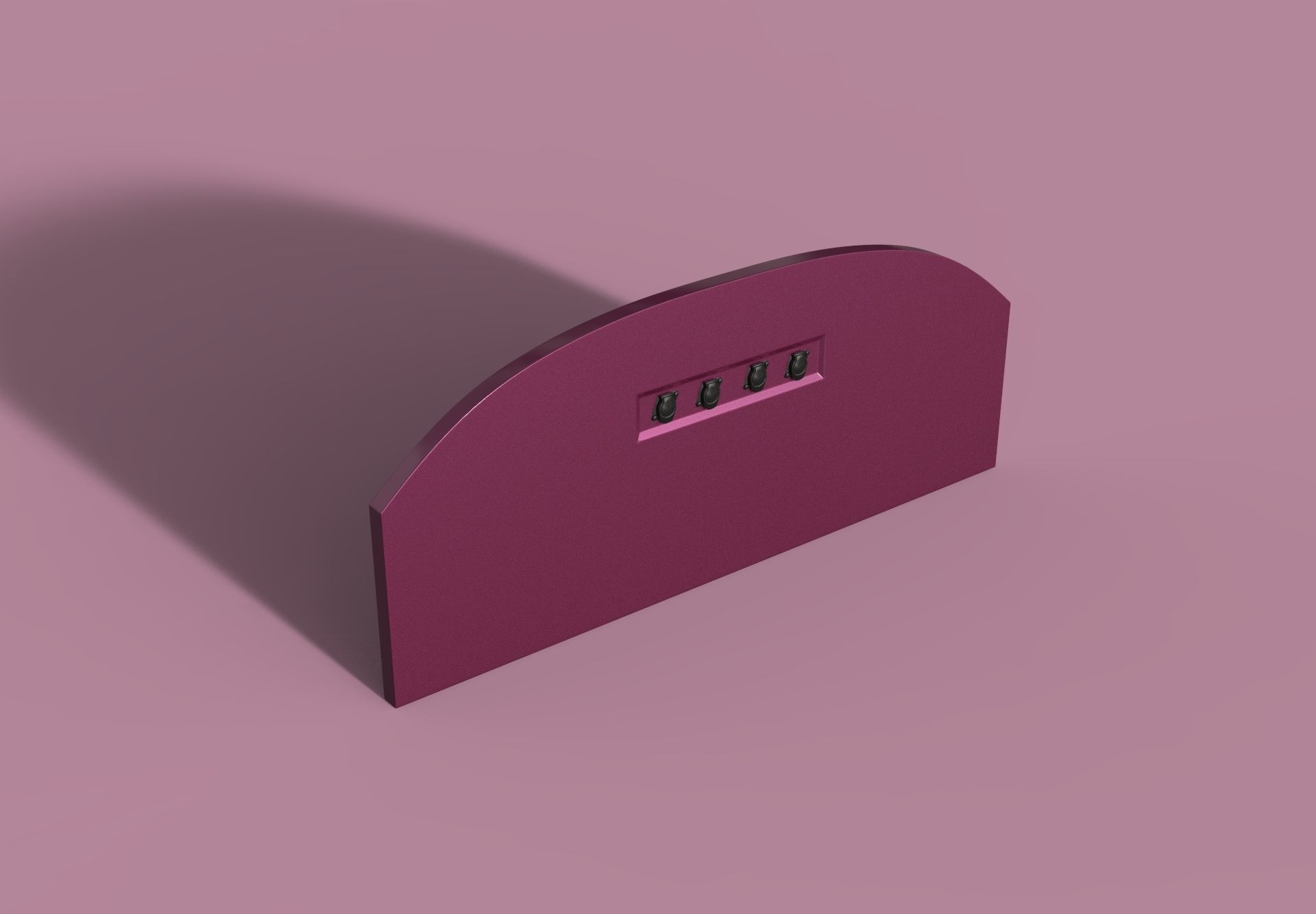 Truck Back Cab Plate 2 3D model | CGTrader