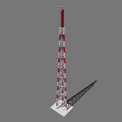 Radio Tower 3D model | CGTrader