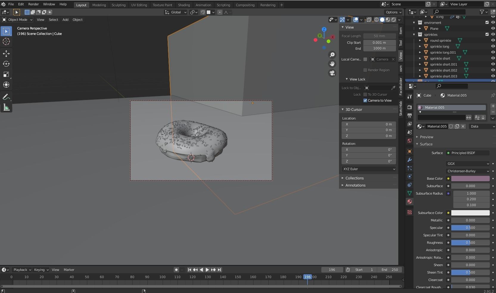 Donut Free blend mesh free 3D model | CGTrader