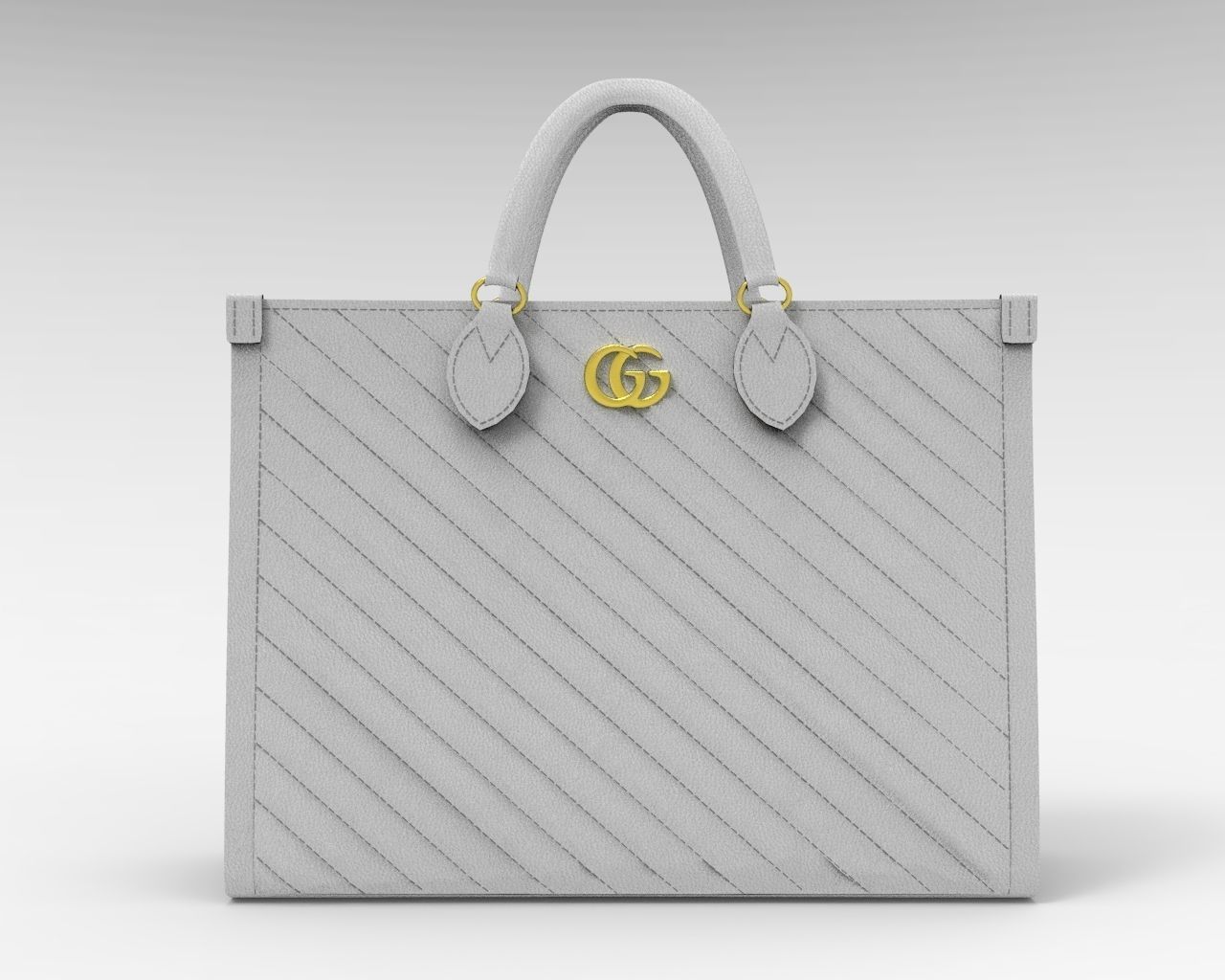 Gucci Tote Bag 3D model | CGTrader