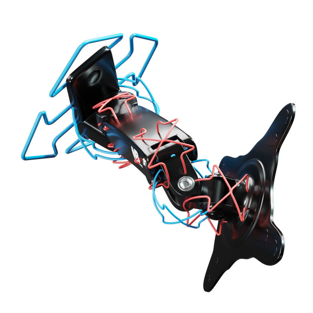 Bracket NB F120 TV rigged Tv Mount 3D model rigged | CGTrader