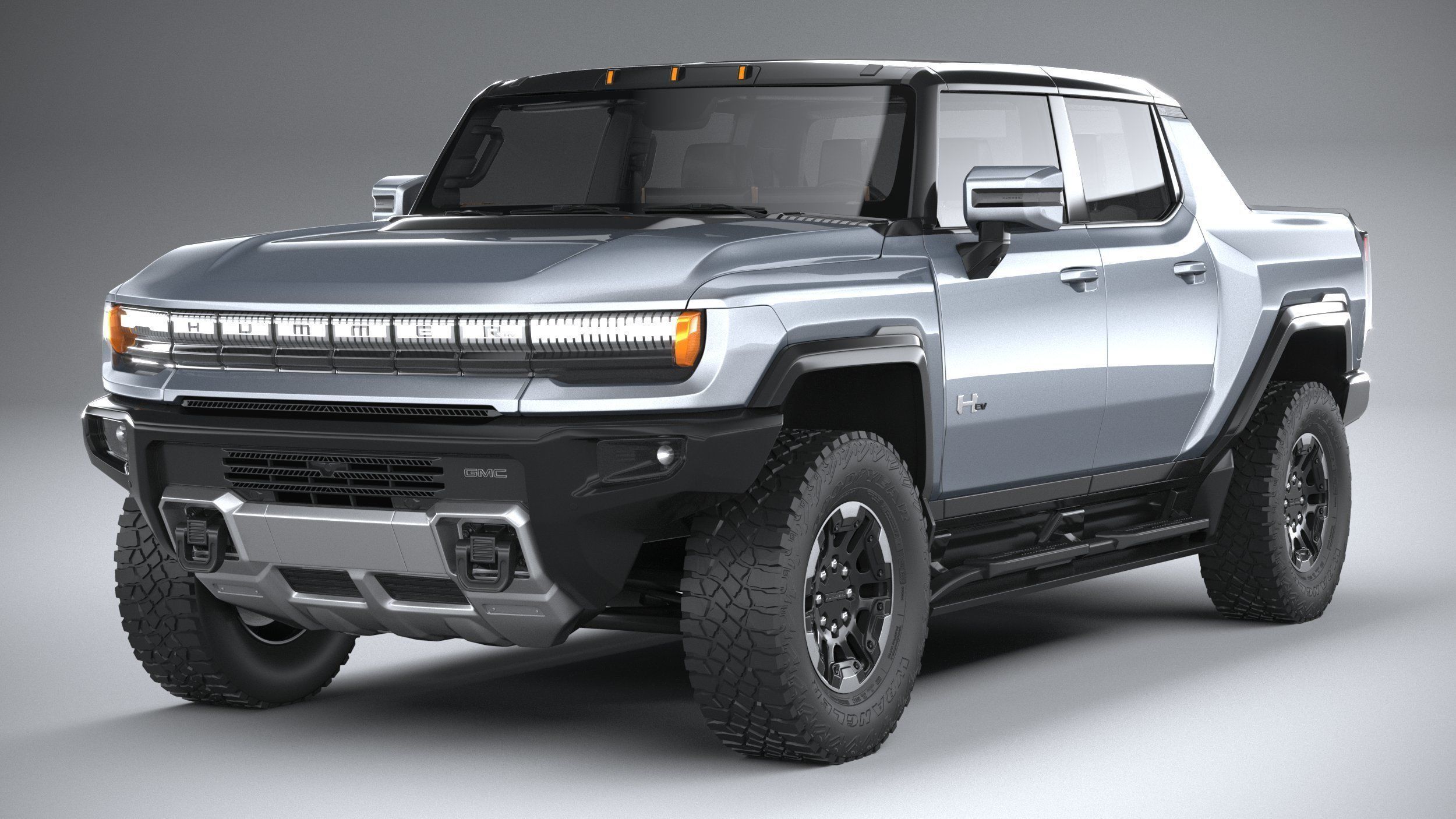 Hummer EV 2022 with interior 3D model | CGTrader