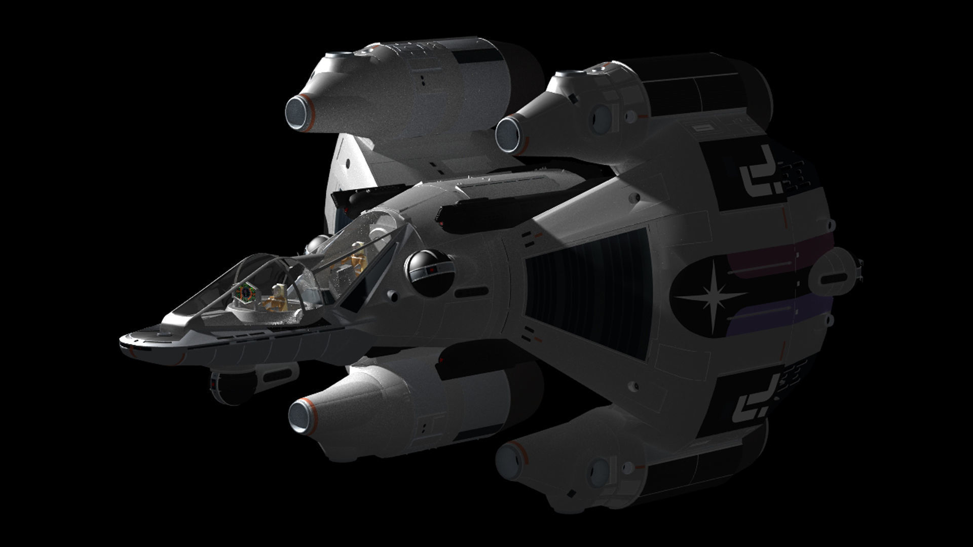 Gunstar from the Last Starfighter 3D model | CGTrader