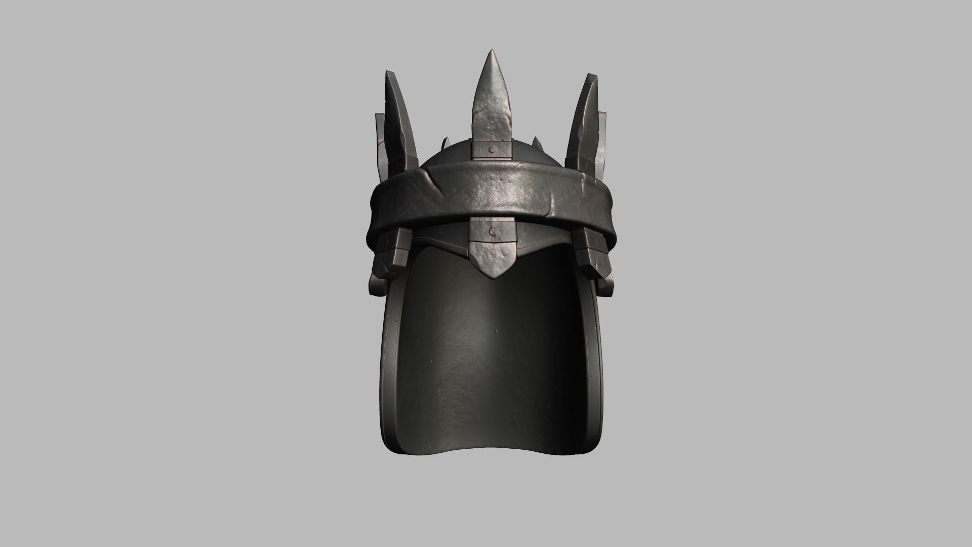 3D Model Collection 05 Rust Medieval Helmets - Character Design VR / AR ...