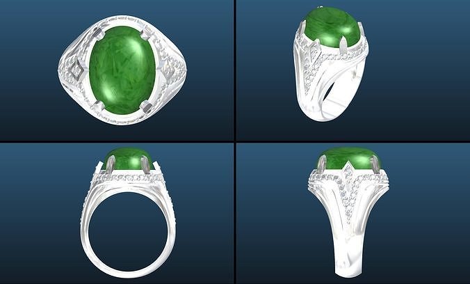 man ring 3D model 3D printable | CGTrader