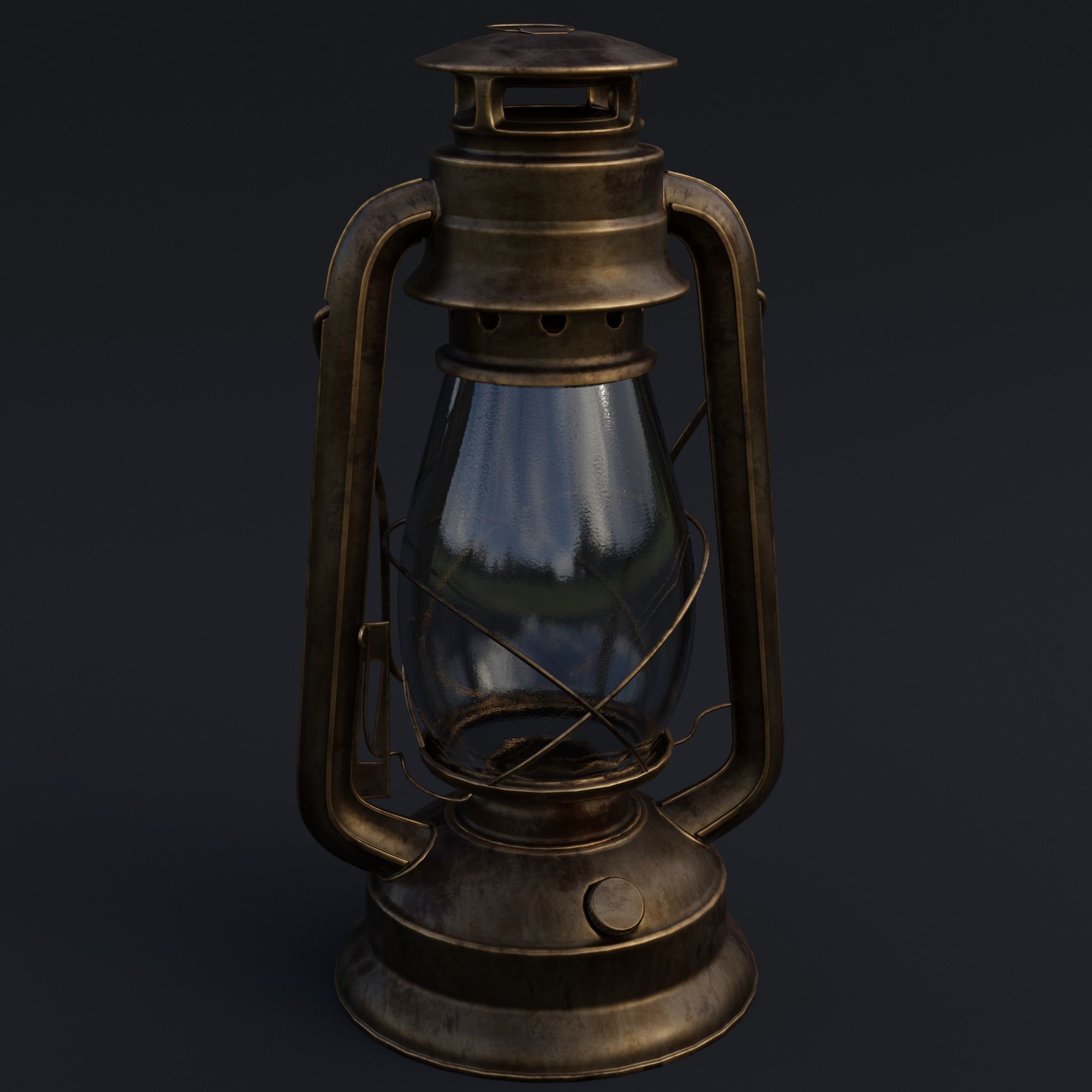 Old Lantern 3D model | CGTrader