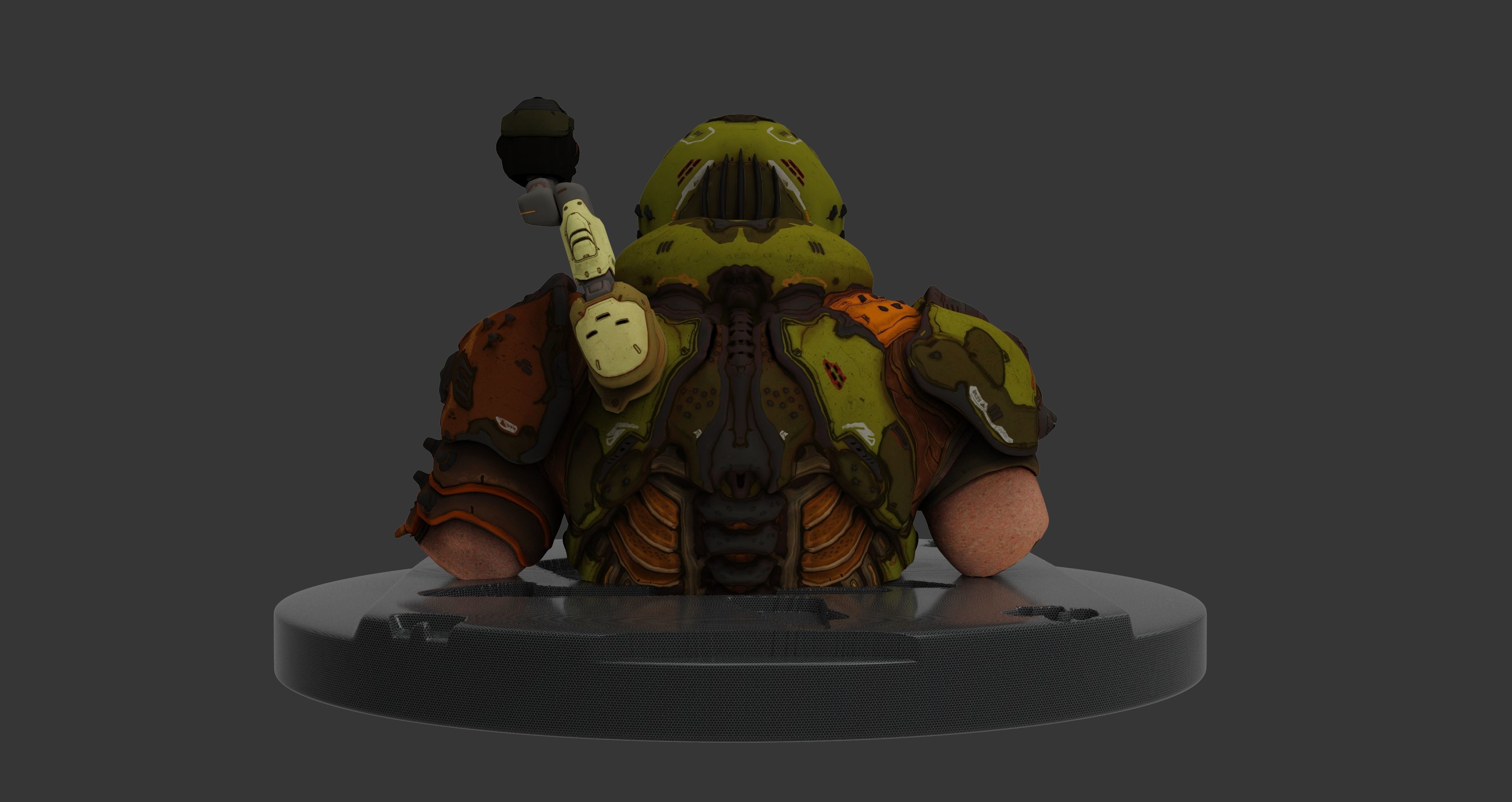 Doom Slayer 3D model | CGTrader