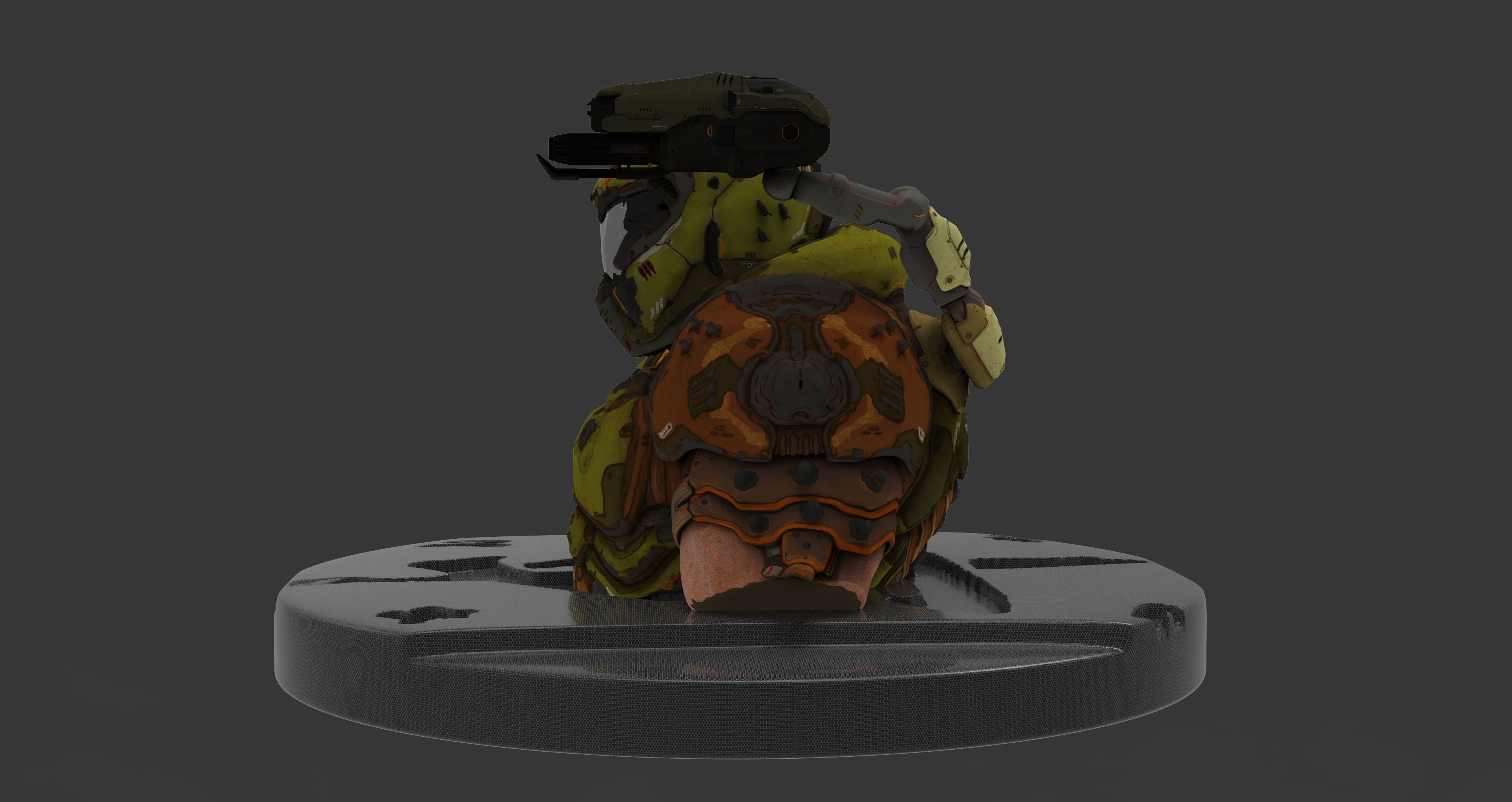 Doom Slayer 3D model | CGTrader