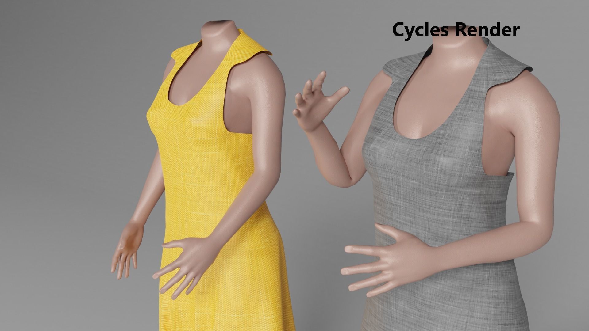 3D model Girl dresses 3D model with rigging feature VR / AR / low-poly ...