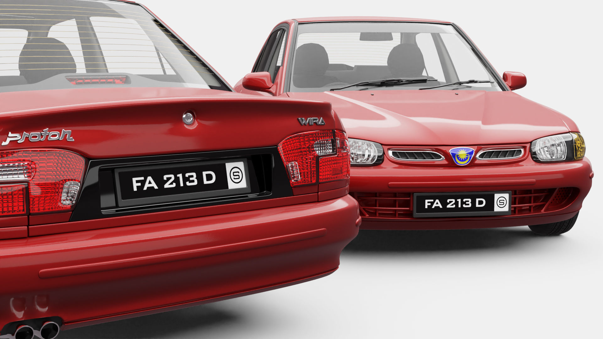 Proton Wira 3D model | CGTrader