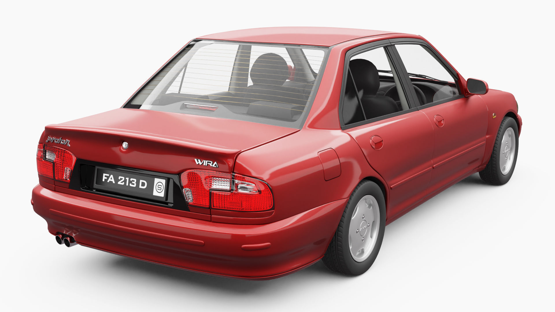 Proton Wira 3D model | CGTrader