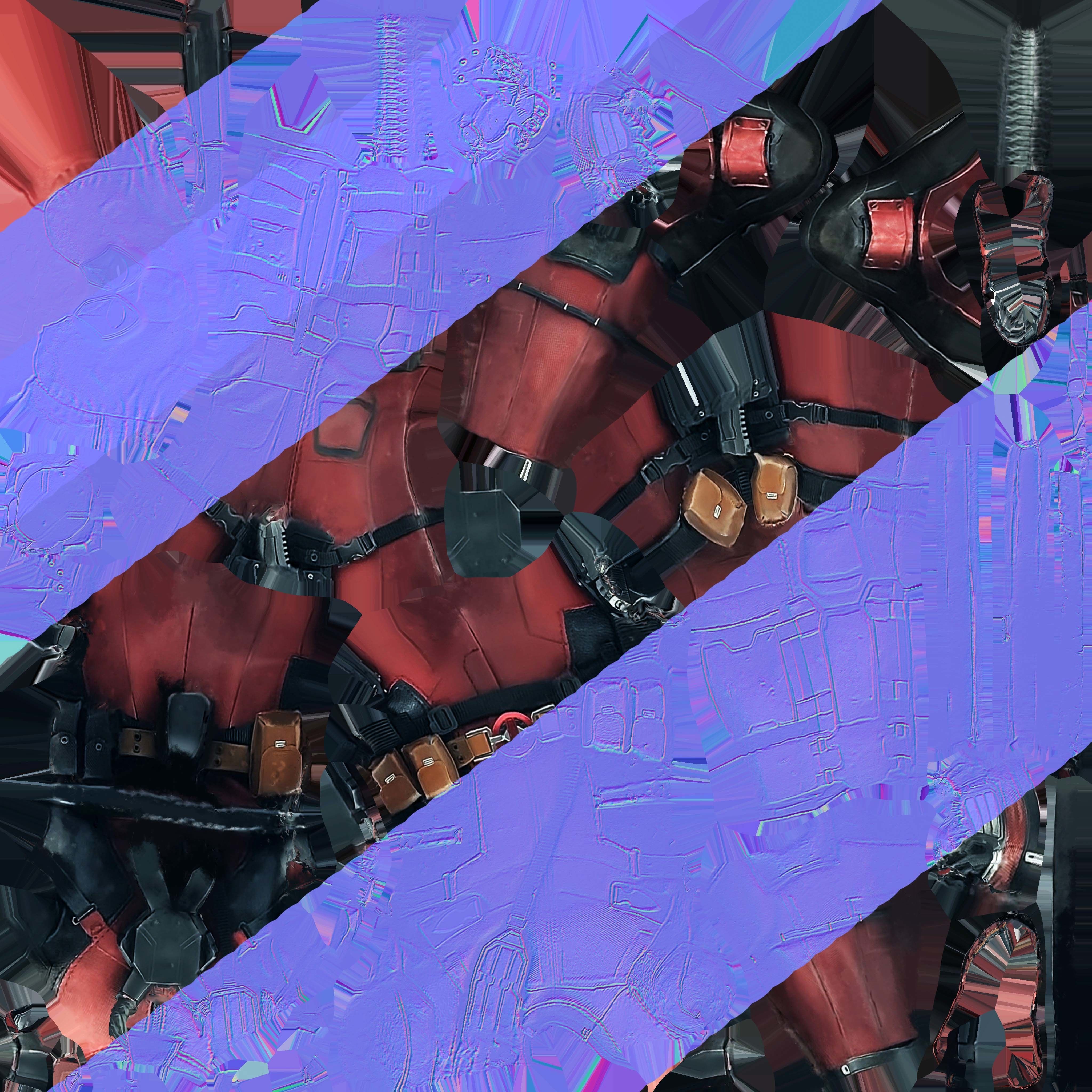 3D model Deadpool 3d Model Scan VR / AR / low-poly | CGTrader