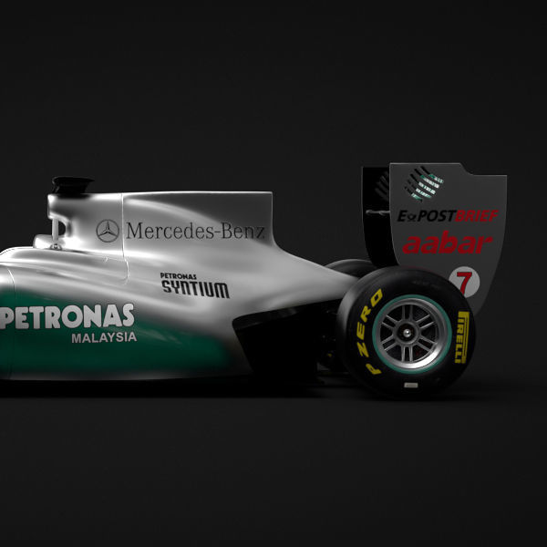 F1 2011 Mercedes MGP W02 GP Petronas 3D model | CGTrader