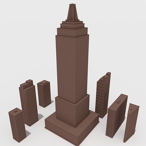 SKYSCRAPERS empire state building free 3D model | CGTrader