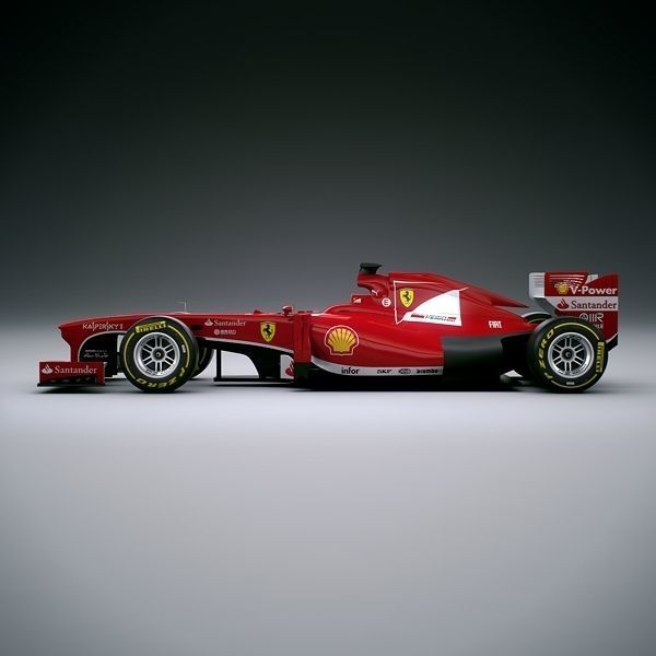 F1 2013 Scuderia Ferrari F138 3D model | CGTrader