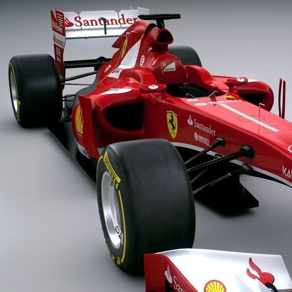 F1 2013 Scuderia Ferrari F138 3D model | CGTrader