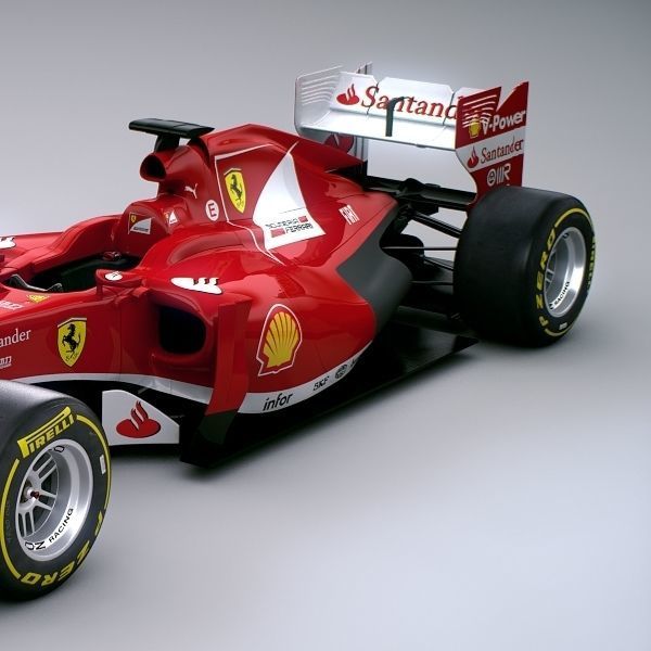 F1 2013 Scuderia Ferrari F138 3D model | CGTrader