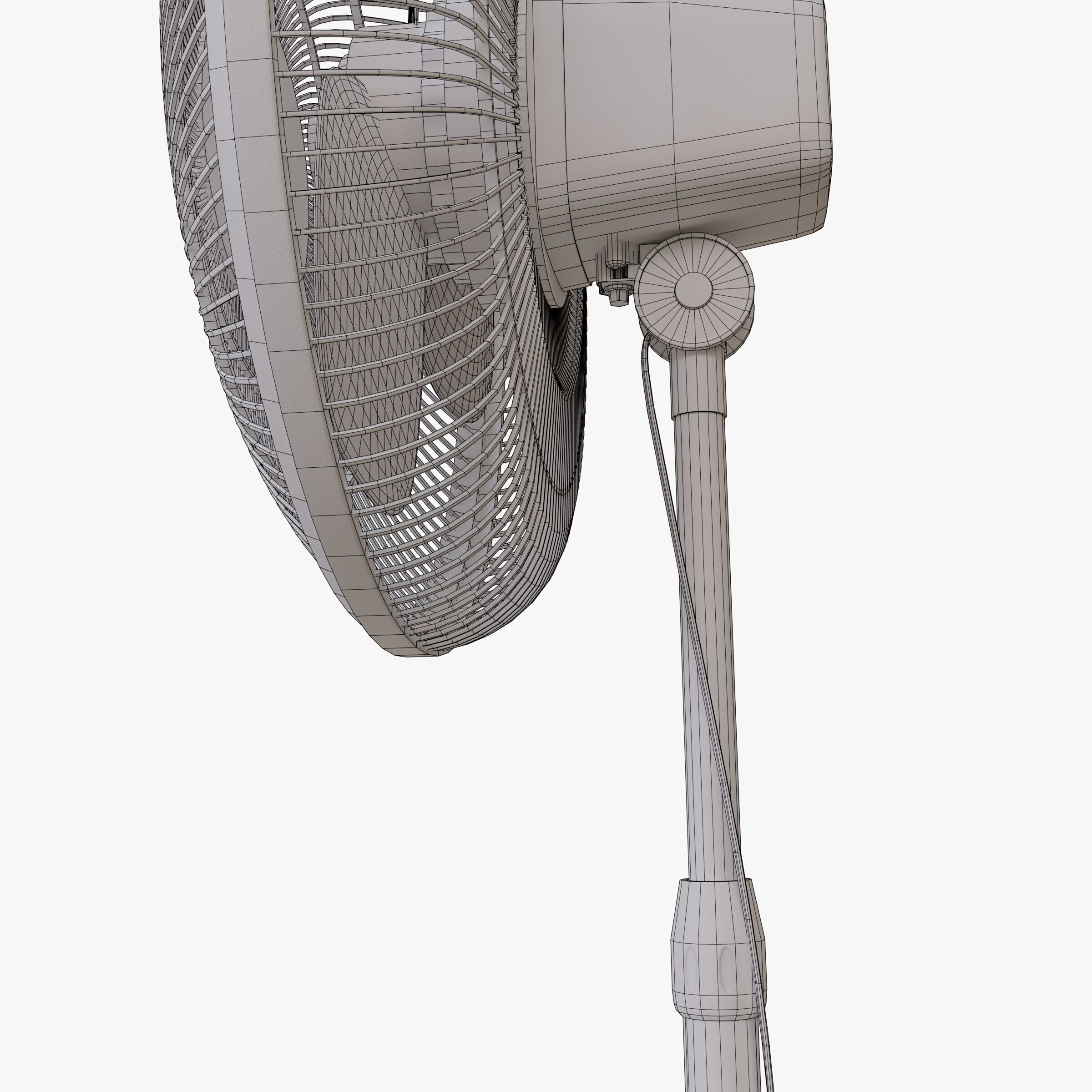 Oscillating Pedestal Fan free 3D model rigged | CGTrader