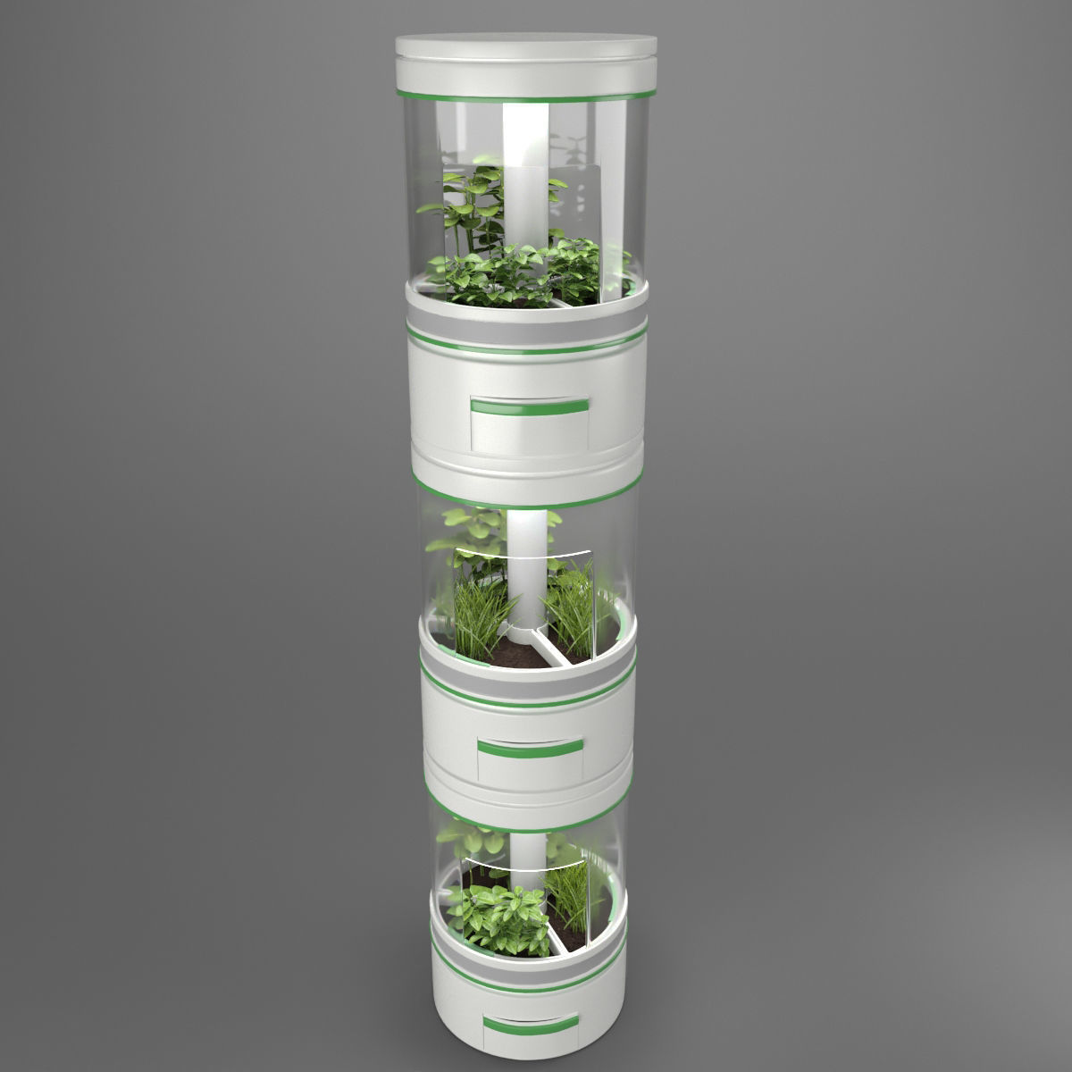 Sci-Fi Lab Hydroponic 3D 3D model | CGTrader