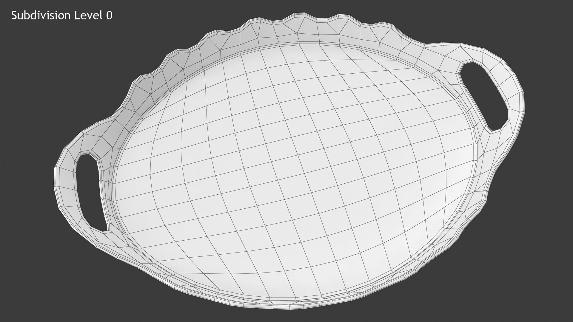 3D model Tray Model with flowers and birds VR / AR / low-poly | CGTrader