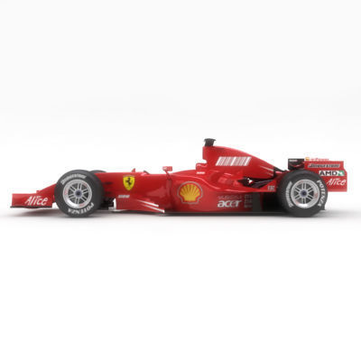 F1 2007 Ferrari F2007 3D model | CGTrader